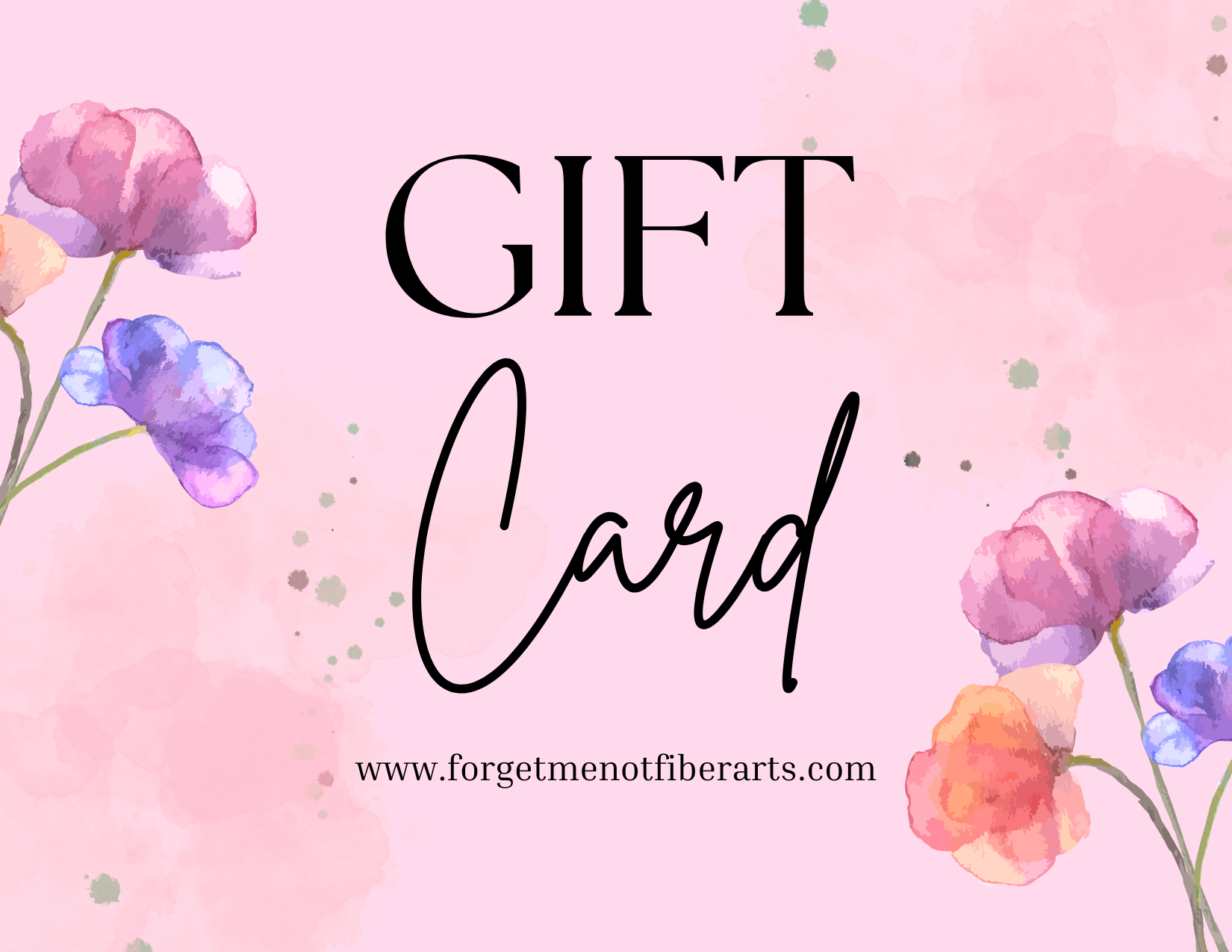 GIFT CARD - Forget Me Not – Forget Me Not Fiber Arts